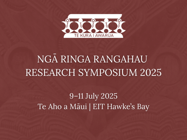 Ngā Ringa Rangahau Research Symposium | Te Kura i Awarua - Rangahau ...
